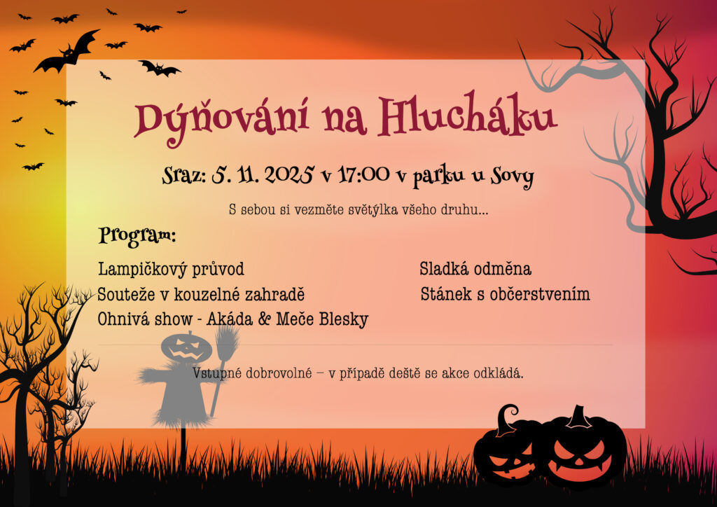 Dýňování na Hlucháku – Základní škola Šumperk, 8.května